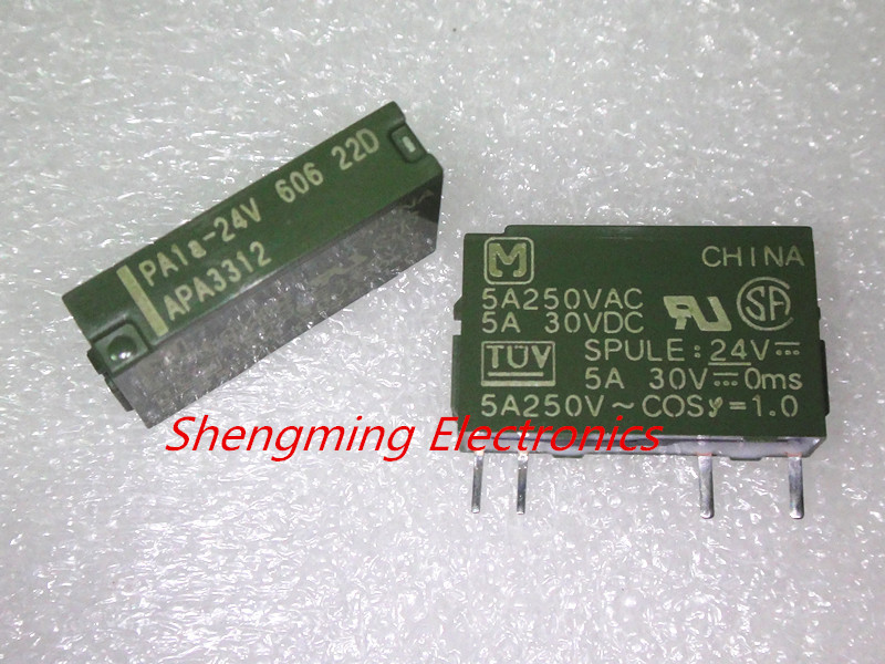 10PCS 24V 4Pins APAN3124 = PA1A-24V APA3312 Panasonic Relay | eBay