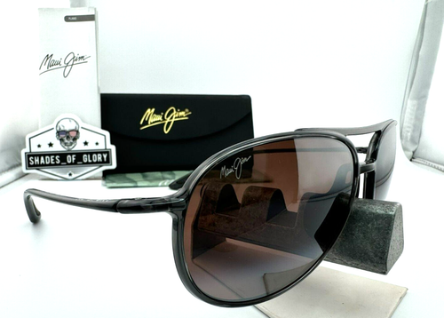 MAUI JIM ALELELE BRIDGE MJ438-11 GREY SMOKE MAUI ROSE POLARIZED ...