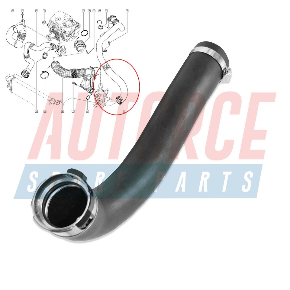 Intercooler Turbo Hose Pipe For Renault Master Mk3 2.3 CDTI Nissan NV ...