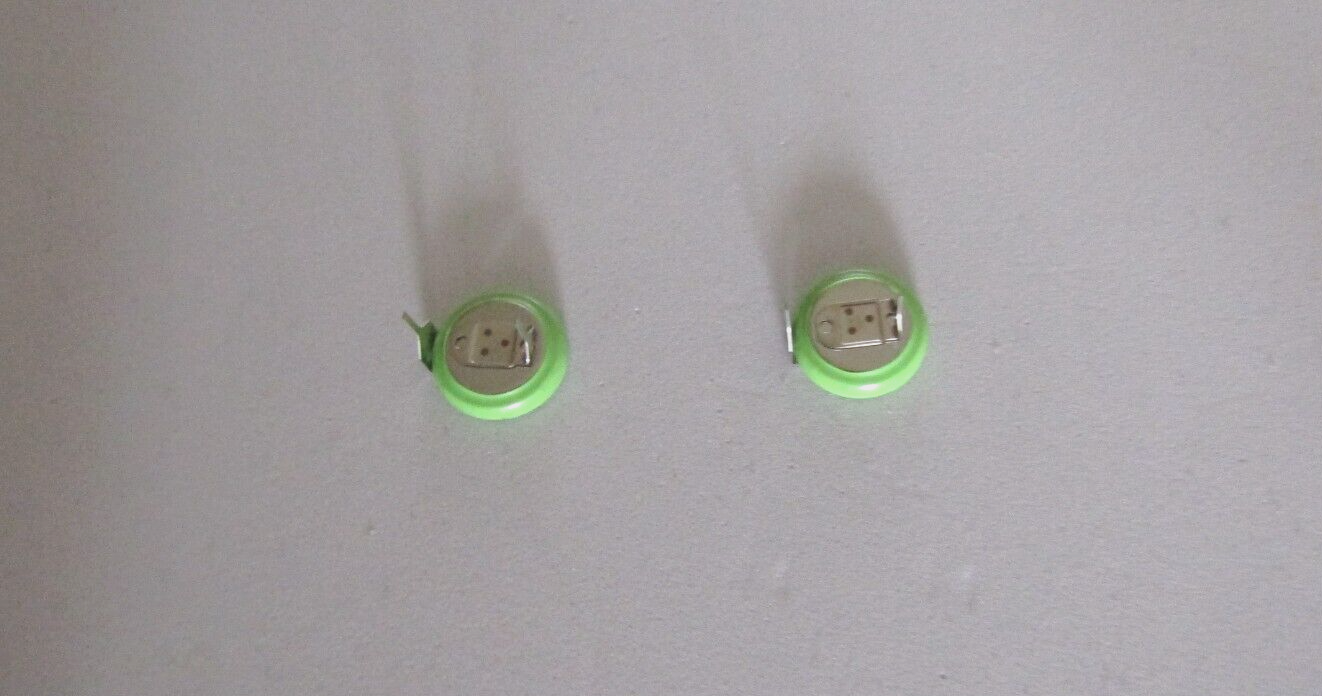 2PC Panasonic BR1225A/HBN 3V Lithium Coin Cell 12.5mm 2 Pins Batteries ...