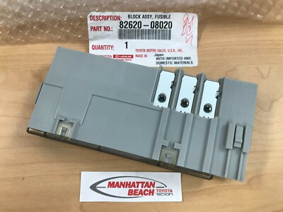 04-10 SIENNA FUSE FUSIBLE LINK BOX 82620-08020 GENUINE TOYOTA OEM NEW ...