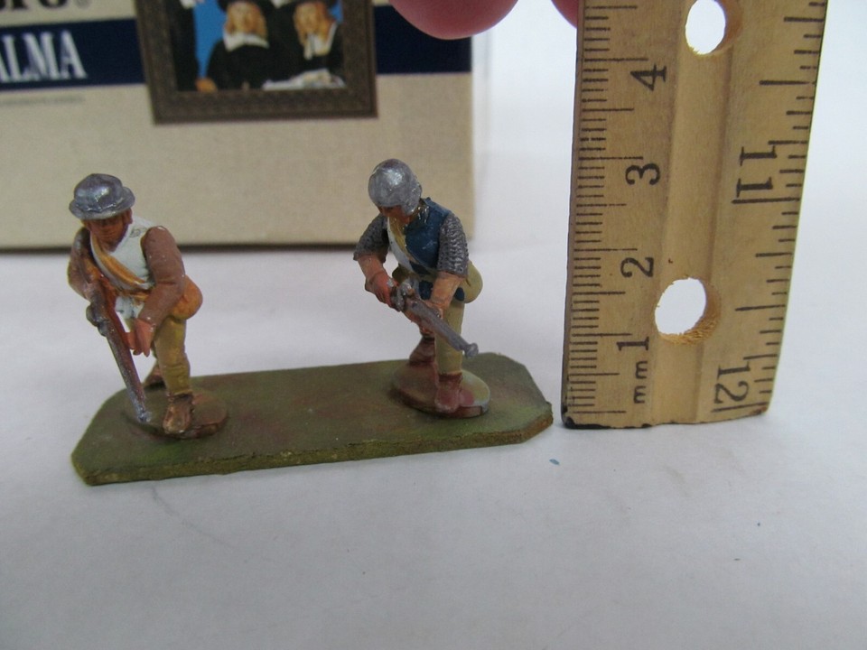 Vintage Hand Painted Lot Toy Soldiers Plastic + Metal Miniatures ...