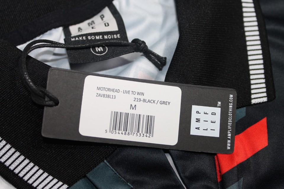 Amplified Men's Live To Win FC Motorhead Soccer Jersey Hard Rock Band ...