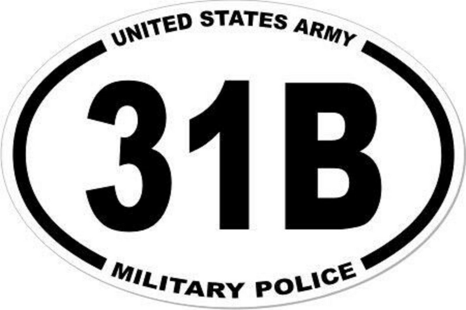 4x6 US ARMY MILITARY POLICE 31B EURO STICKER | eBay