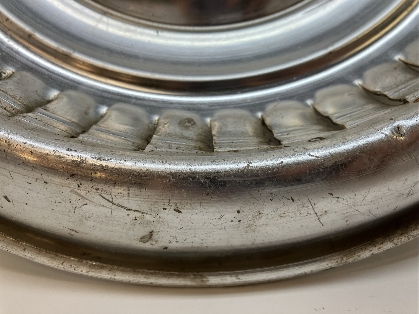 Used OEM Set of 5 13" Slotted Ace Mercury Disc Hubcaps 793465 1959 MG ...