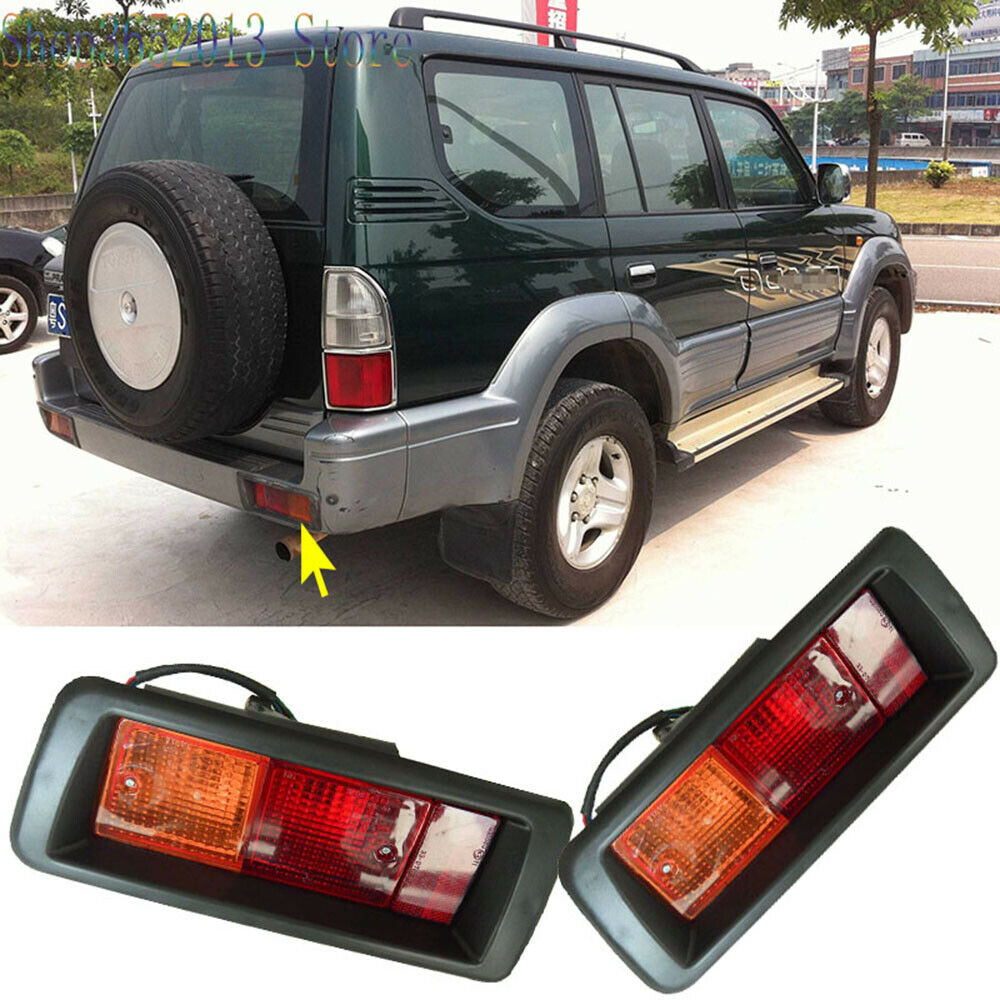 For Toyota Prado LC90 FJ95 1998-02 Rear Bumper Fog Light Brake Light ...