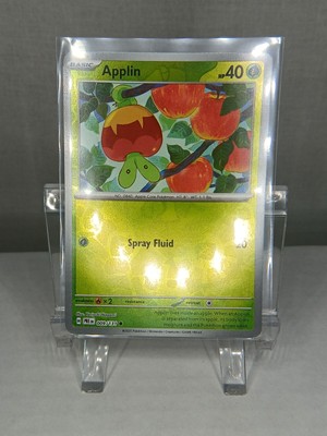 Pokémon TCG Prismatic Evolutions Applin 009/131 Reverse Holo Common | eBay