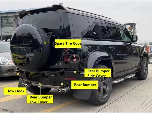 9PCs Land Rover Defender 110/90 2020-2023 Body Kits Modified Smoked ...