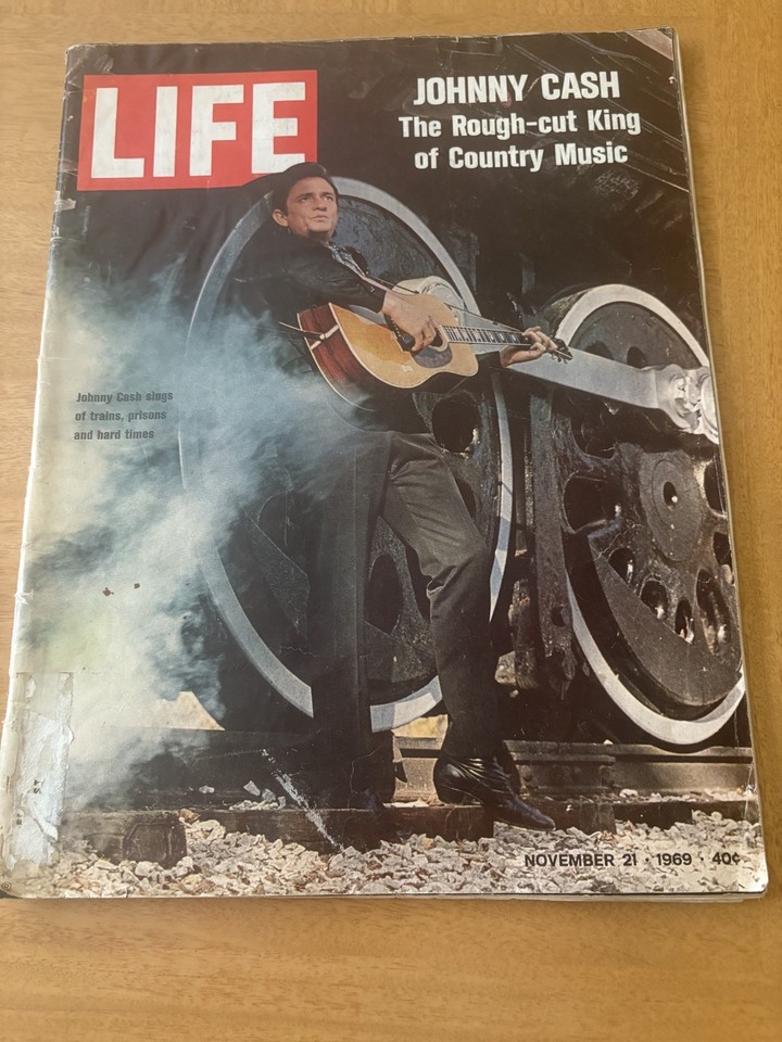 Vintage Life Magazine Featuring Johnny Cash On The Cover, November 21 ...