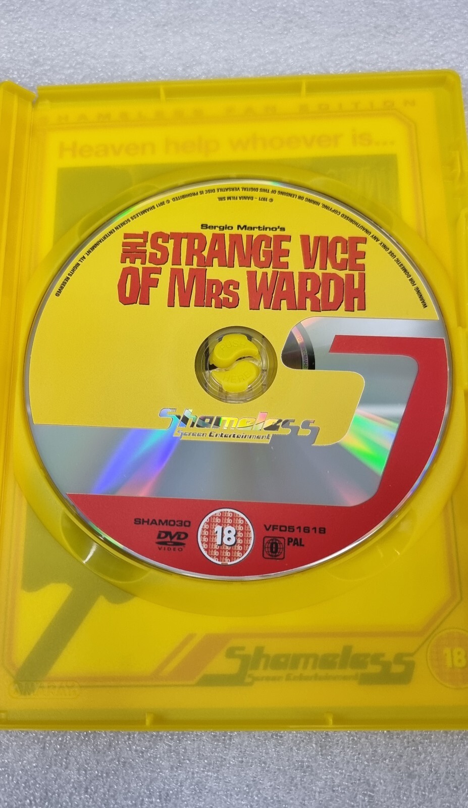 Shameless Screen Edition The Strange Vice Of Mrs Wardh DVD | eBay UK