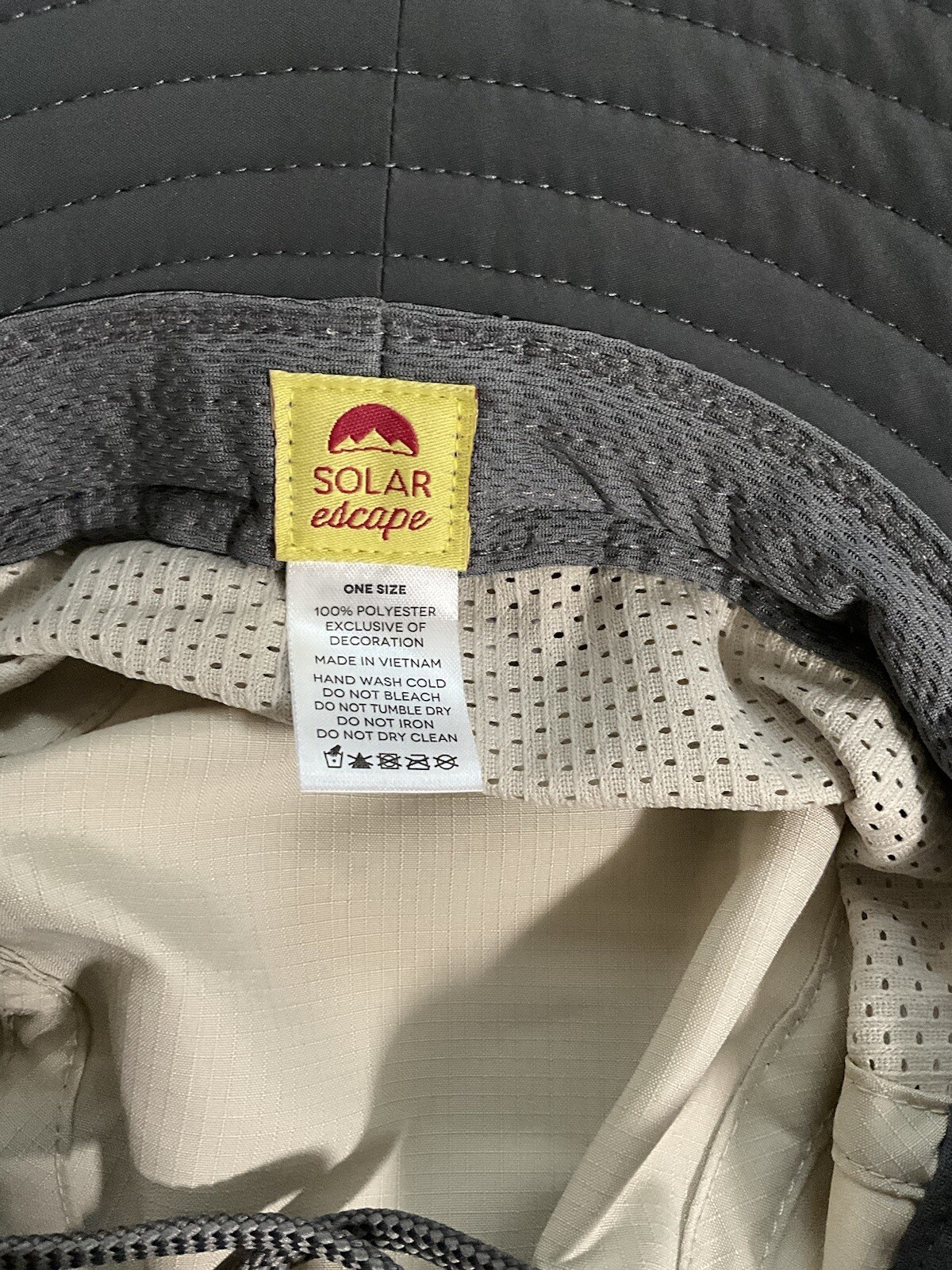 Solar Escape UV Explorer Vented Bucket Hat UPF50 Unisex Sun Beach Hat w ...