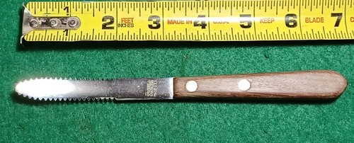Vtg Russell Double Serrated Edge, Grapefruit Knife, W/ Wood Handle | eBay