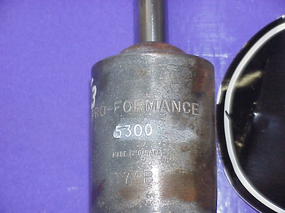 Pro 5" Large Steel Smooth Body 5300 Racing Shock Ratrod Streetrod UMP ...