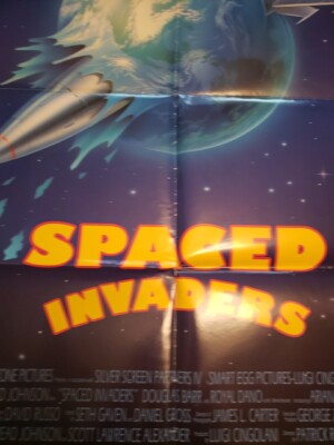 Poster Space Invaders 1990 Douglas Barr Royal Dano Ariana Richards Movie (194f) | eBay