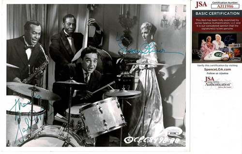 SAL MINEO & SUSAN OLIVER SIGNED 8X10 PHOTO~ GENE KRUPA STORY ~ RARE ...