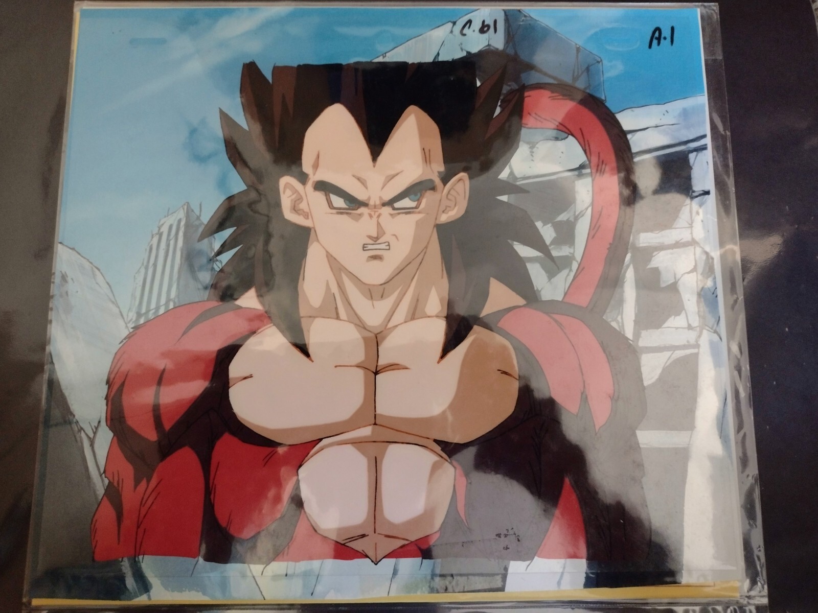 Dragon Ball GT Super Saiyan SSJ 4 Vegeta Anime Animation Cel Toei ...