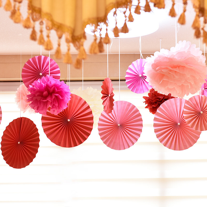 Tissue Paper Flowers Wedding Centerpieces