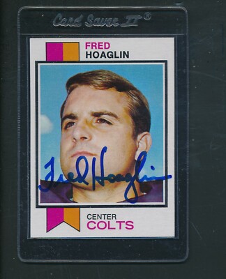 1973 Topps #259 Fred Hoaglin Colts Signed Auto *A7491 | eBay