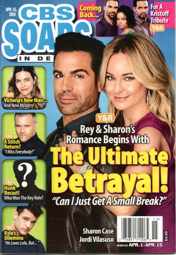 CBS Soaps In Depth April 15 2019 Jordi Vilasuso Sharon Case Michael ...