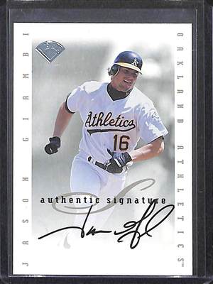 1996 Leaf Authentic Signatures Autograph Jason Giambi | eBay