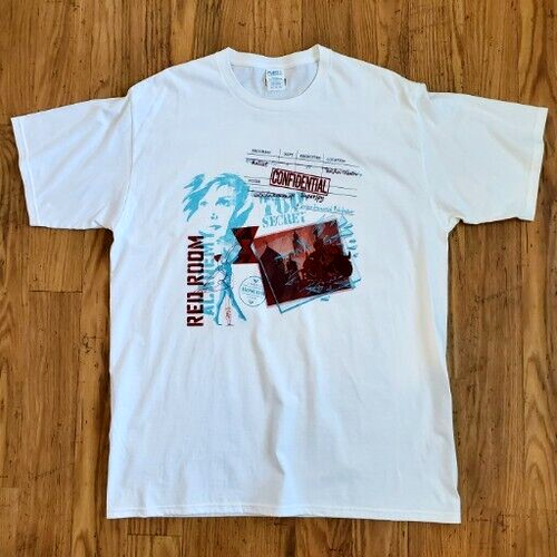 Marvel Red Room Academy Natasha Romanoff White XL Cotton T-shirt NEW | eBay