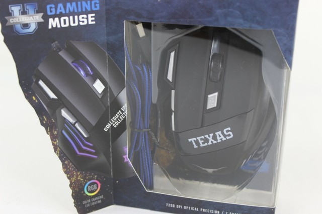 Soar Collegiate UT University of Texas Longhorns Computer Gaming Mouse ...