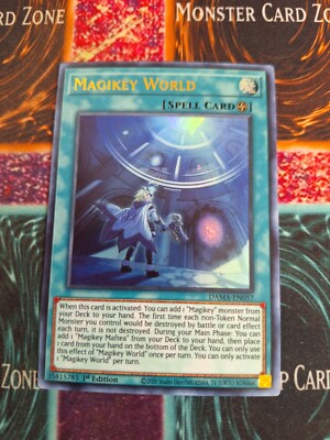 Yu-Gi-Oh! TCG Magikey World Dawn of Majesty DAMA-EN057 Ultra Rare 1st ...