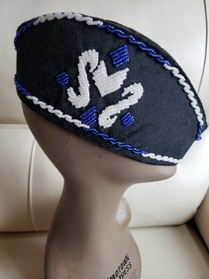 Nigerian IBIBIO Traditional Foldable Cultural Occasions Velvet CAP 24in ...