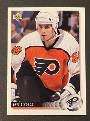 1992-93 Upper Deck #88 Eric Lindros Philadelphia Flyers ROOKIE Hockey ...
