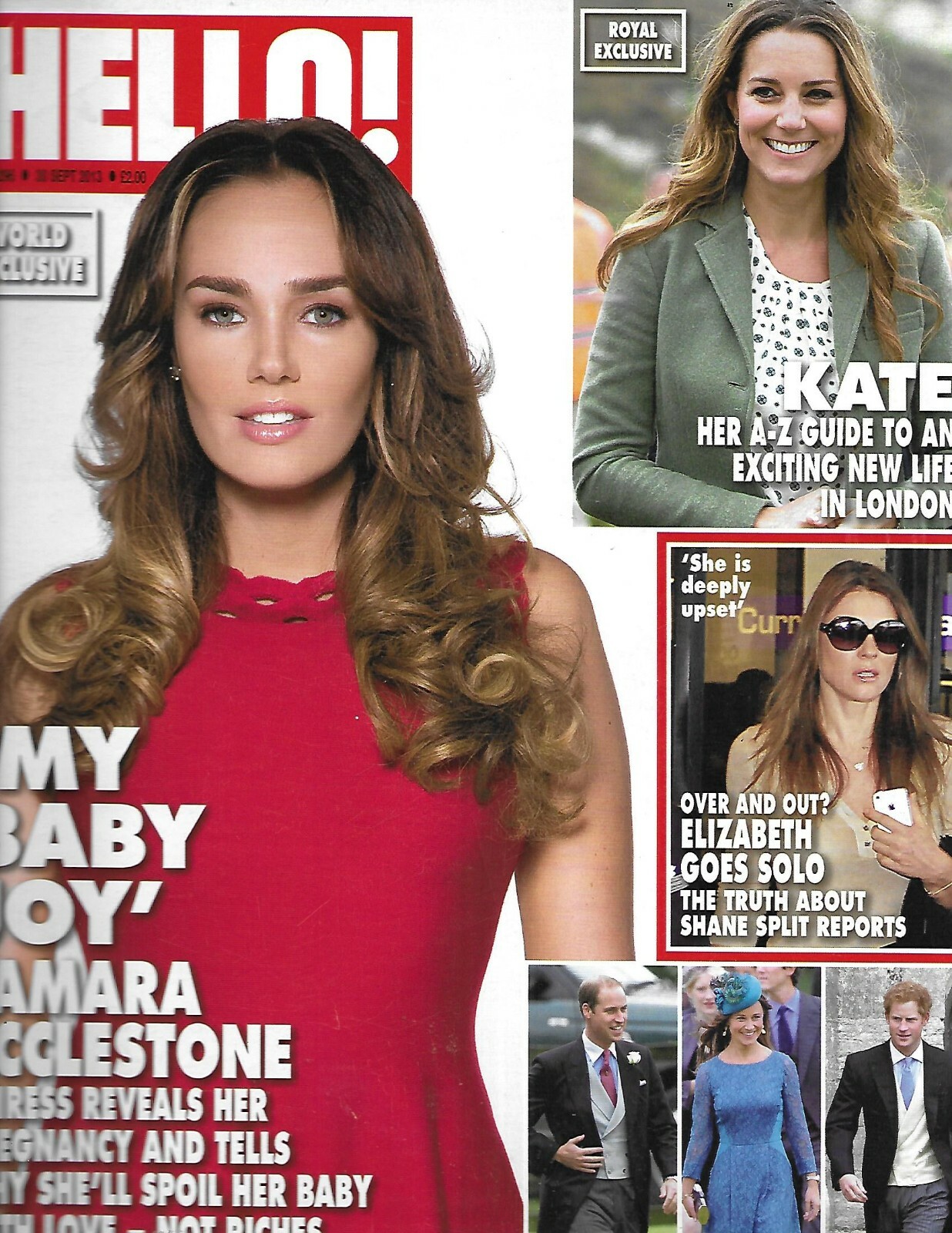 Hello Magazine Tamara Ecclestone Kate Middleton Elizabeth Hurley Jane ...