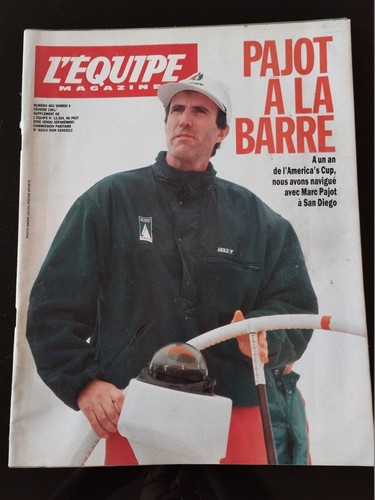 L'Equipe Magazine du 9/02/1991; Entretien Marc Pajot/ Greg Lemond/ Xv ...