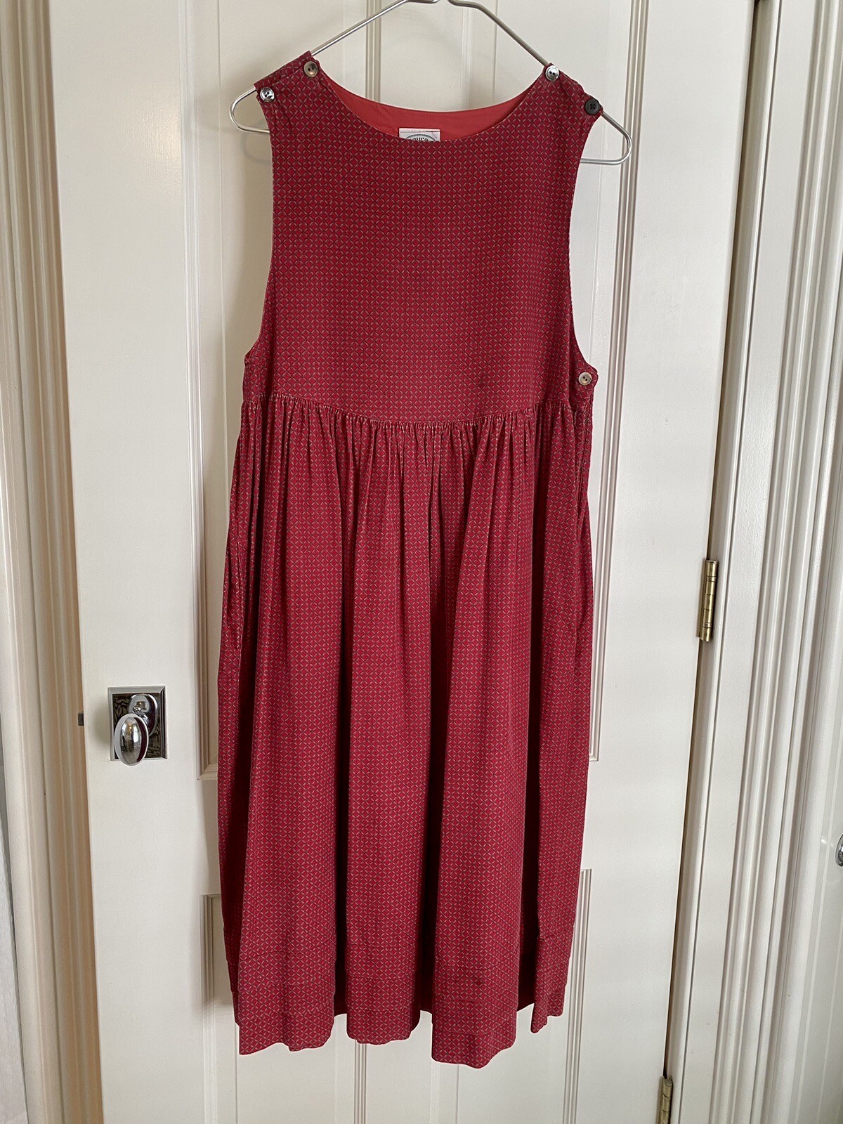 Vintage 1980s Laura Ashley Pinafore Jumper Dress Size… - Gem