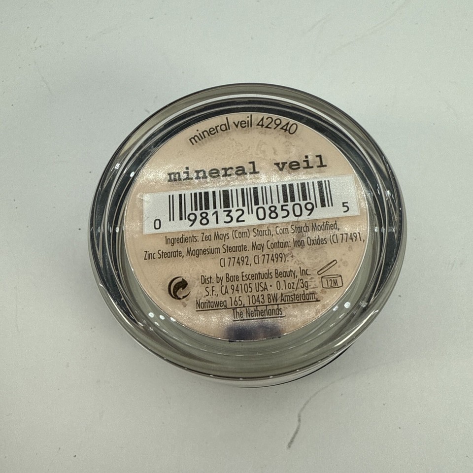 Bare Minerals I.D. Mineral Veil Pot. Loose Setting Powder Pot. 0.1 Oz ...