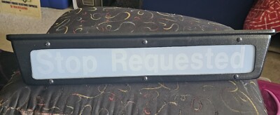Stop Requested Bus Sign. 2 Feet Long. Transign Inc. 6/1999. | eBay