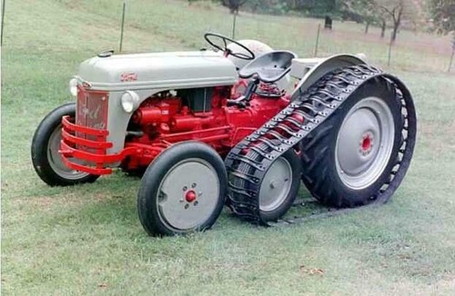 Ford 9N 8N Tractor Tracks Arps Snowmobile Model T A Snowbird Ferguson ...