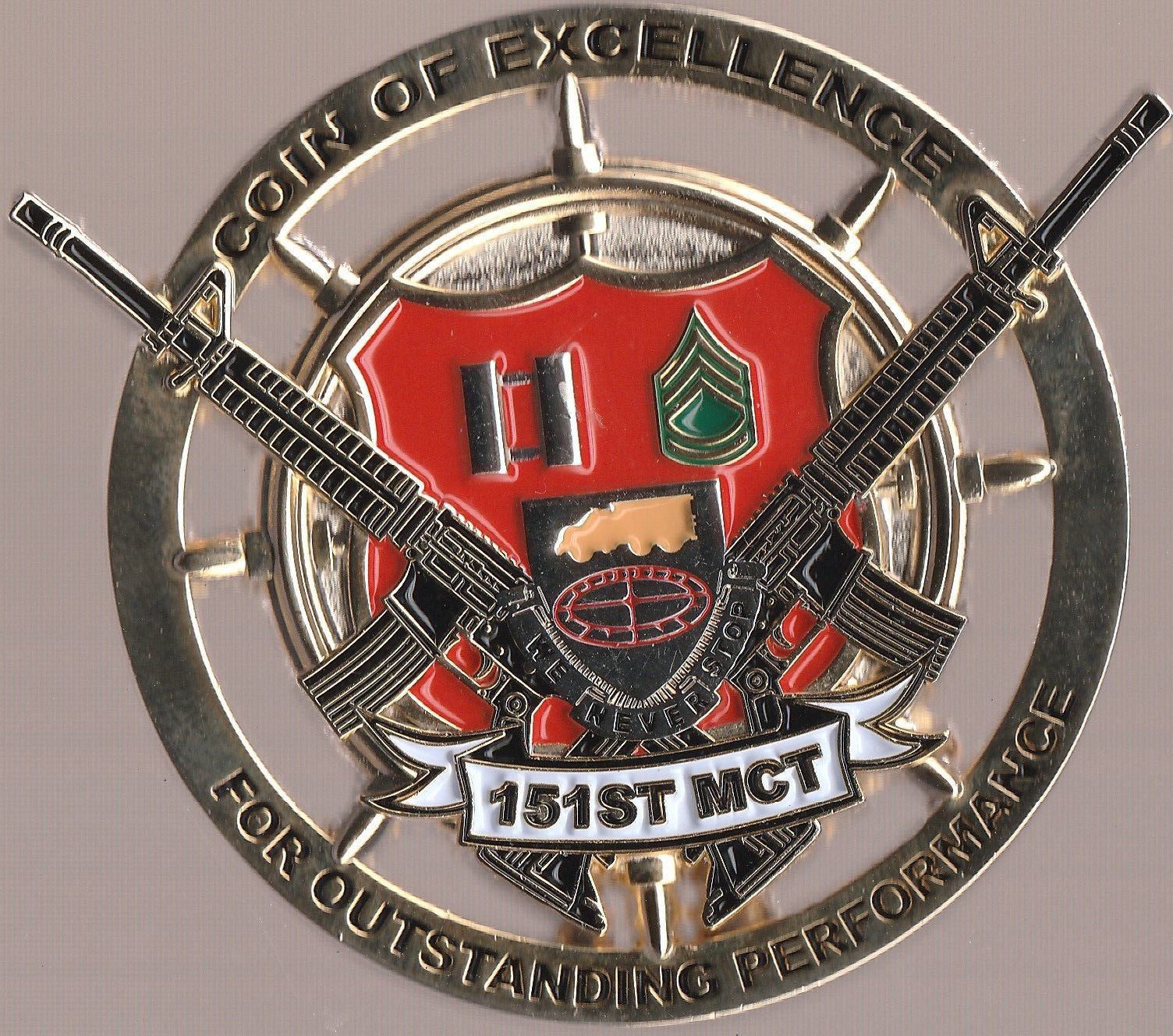151st MCT Wolfpack Movement Control Team Challenge Coin 2" DIA C-2 | eBay