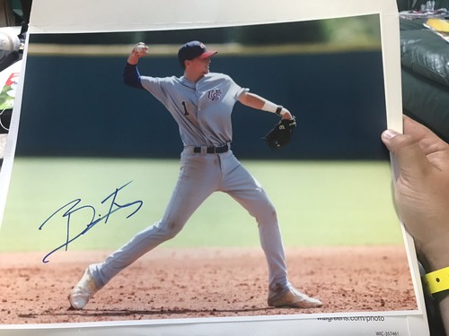 Brice Turang Autographed 11x14 Photo Coa Milawaukee Brewers Wisonson ...