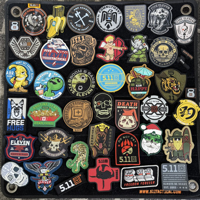 Lot Of 5.11 Tactical Patches & Board | eBay