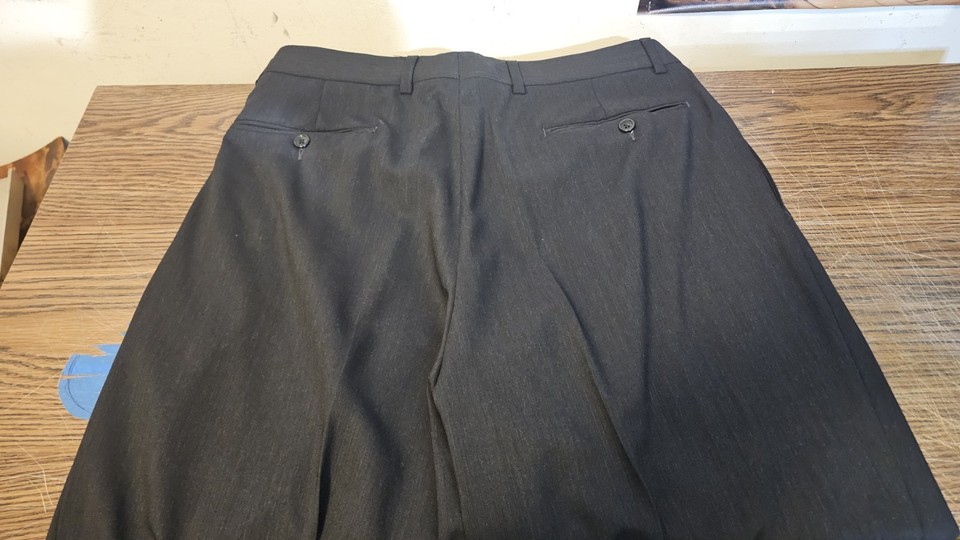 Vtg 80/90s Britches of Georgetown Biella Collection Suit Black Wool 40R ...