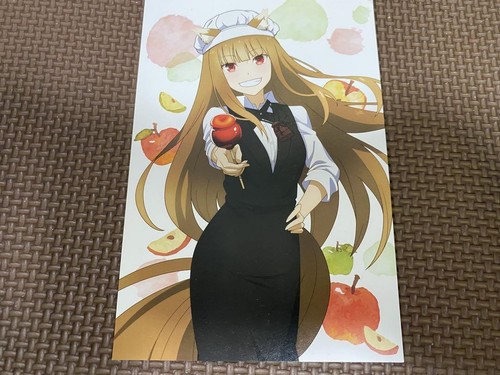 Spice and Wolf Holo Candy Apple Postcard Anime Collectible Used | eBay