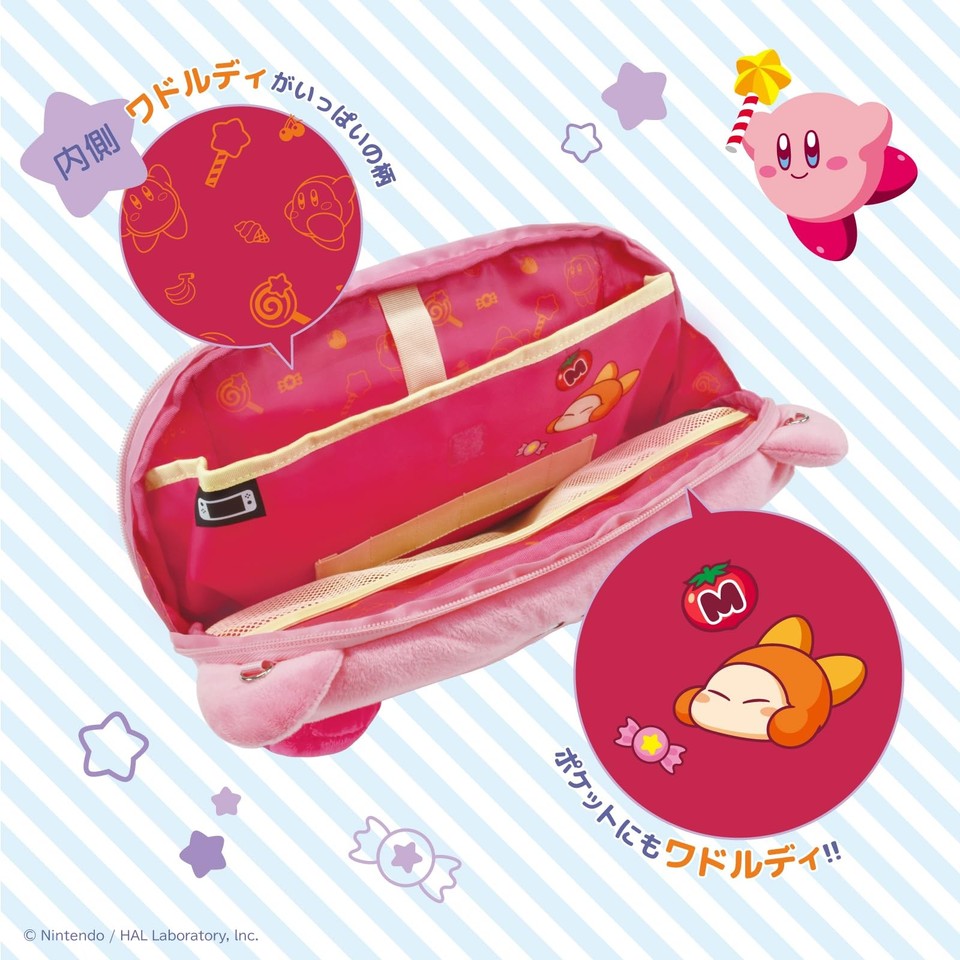 Kirby Plush Pouch for Nintendo Switch 2 OLED HORI NSX-121 Fedex-Ship | eBay