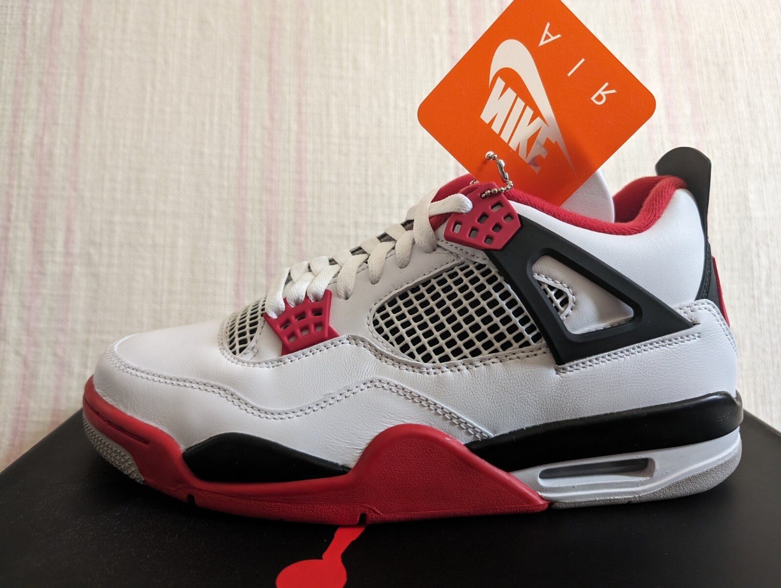 Jordan 4 Retro OG Fire Red White AJ4 AJIV 2020 DC7770 160 Men's Shoe ...