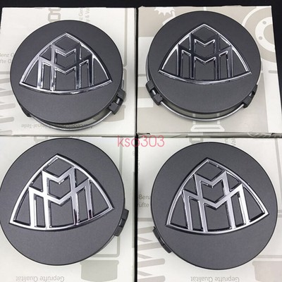 Gray MERCEDES MAYBACH WHEEL CAP Silver 3'' (7.5cm) 4 PCS NEW | eBay