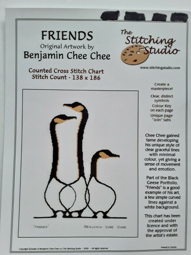 Benjamin Chee Chee Friends Art Counted Cross Kit Canada Geese Stitching ...