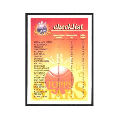 1997 Topps Checklist #nan | eBay