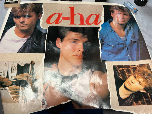 Vintage a-ha Band Wall Poster New Wave 80s Pop Music | eBay