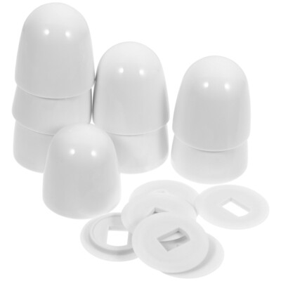 8 Pcs toilet bowl screw caps plastic caps screw caps Toilet Base Caps ...