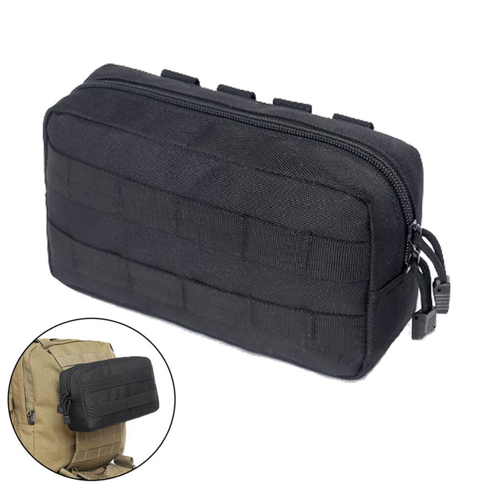 Tactical Molle Pouch Horizontal Admin Pouch EDC Pouch Outdoor Utility ...