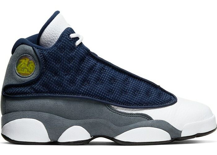 Nike Youth Air Jordan Retro XIII 13 Retro Flint 2020 Navy Grey White ...