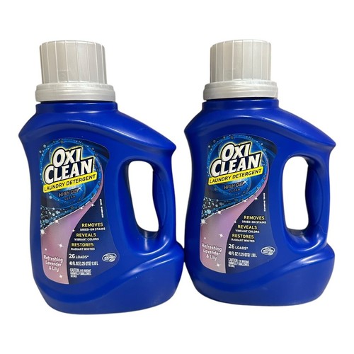 2-OxiClean High Def Laundry Detergent Lavender & Lily 40 oz Oxi Clean ...